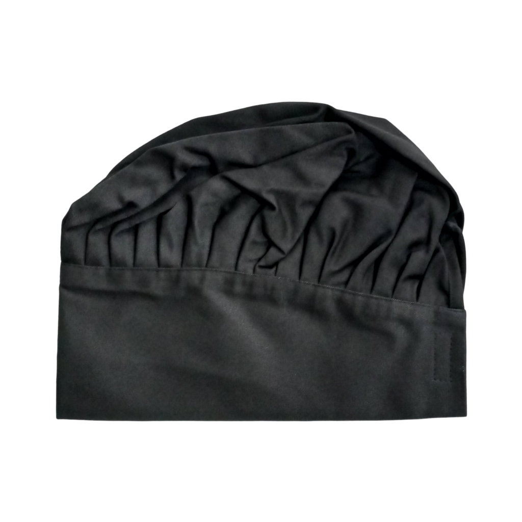 Black Chef Cap (Fabric) - Davindas