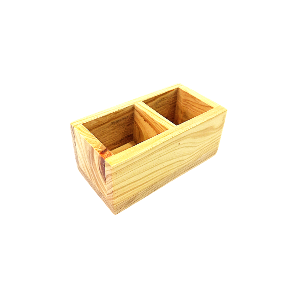 Wooden Sachet Holder - 2 Compartments - Davindas